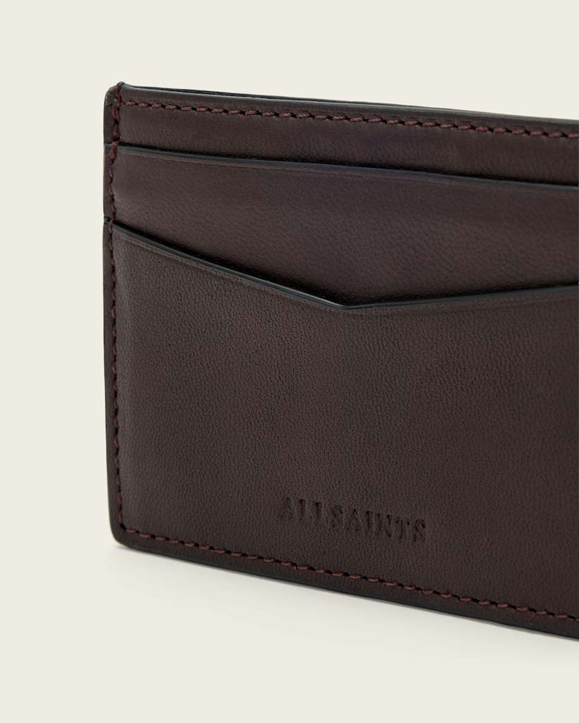 Delph Leather Cardholder Bitter Brown | ALLSAINTS US